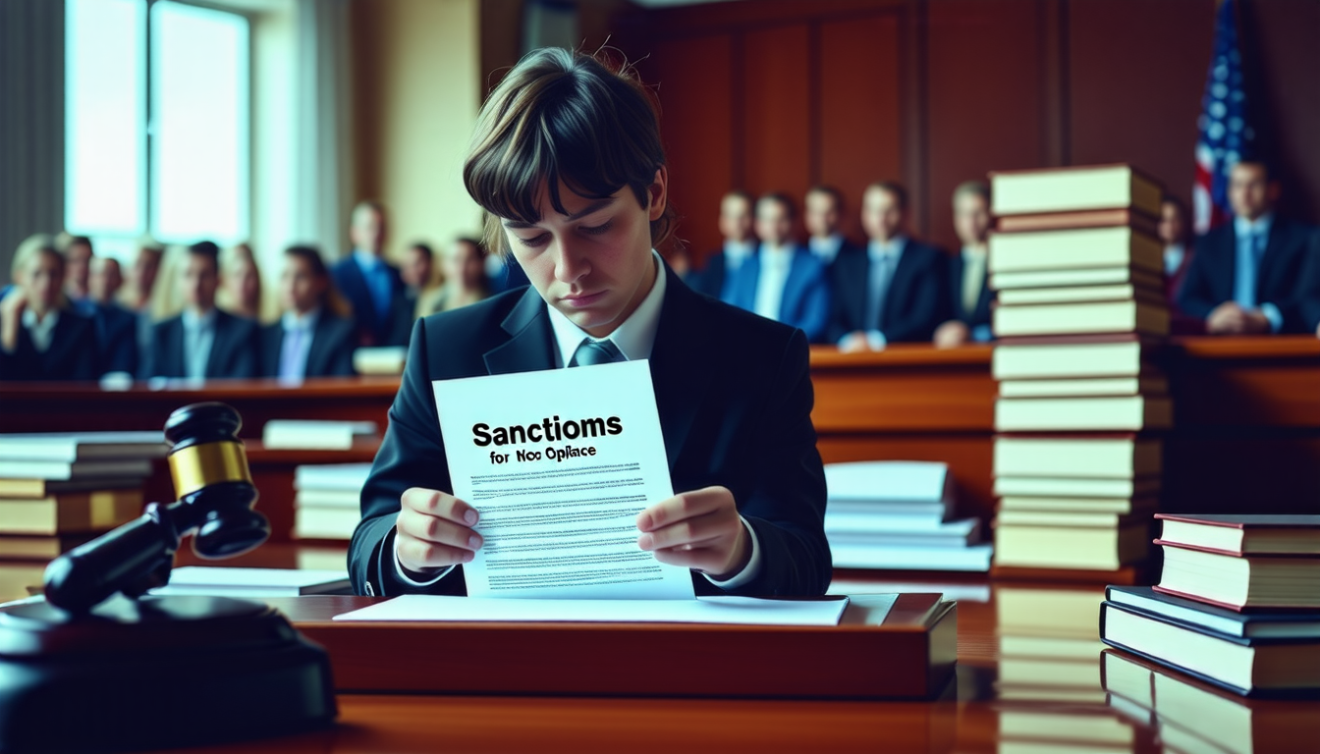 Les sanctions possibles en cas de non-respect du règlement